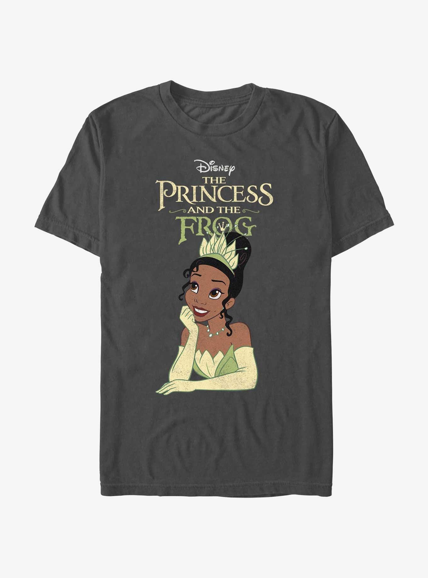 Disney The Princess and the Frog Tiana With Logo T-Shirt - GREY | BoxLunch