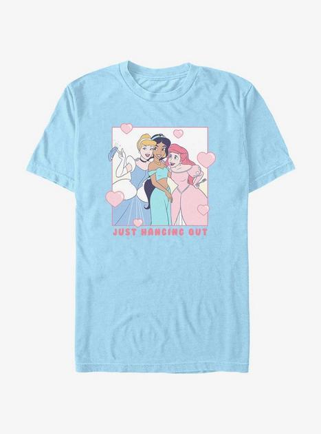 Disney Princesses Just Hanging Princess T-Shirt - BLUE | BoxLunch