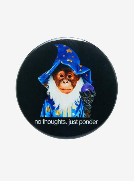 Wizard Monkey 3 Inch Button | Hot Topic