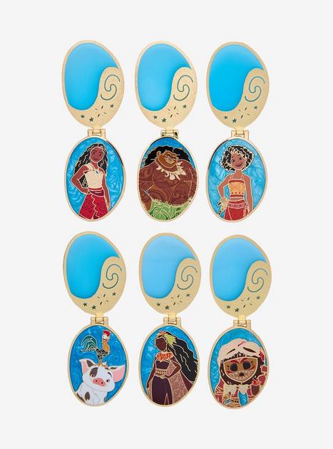 Disney Moana 2 Character Locket Blind Box Enamel Pin | BoxLunch