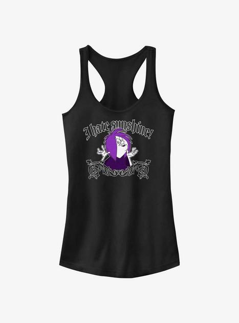 Disney The Sword in the Stone I Hate Sunshine Girls Tank - BLACK | Hot ...