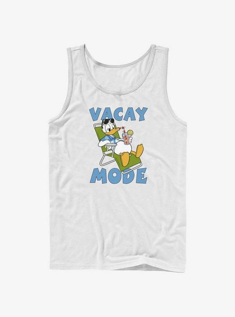 Disney Donald Duck Vacay Mode Tank - WHITE | Hot Topic