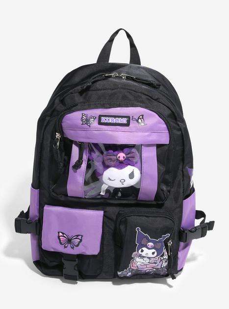 Kuromi Butterfly Multi-Pocket Backpack | Hot Topic