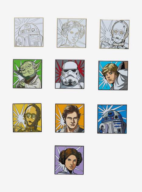 FiGPiN Star Wars Character Portraits Blind Box Enamel Pin | Hot Topic