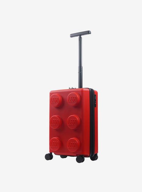 FUL LEGO Signature Brick 2x3 Trolley Expandable Carry-On Luggage Red ...