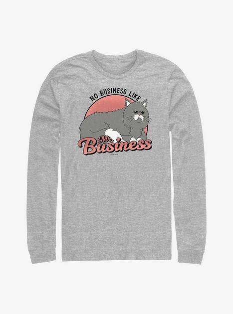 Bob's Burgers Mr.Business Long-Sleeve T-Shirt - GREY | Hot Topic