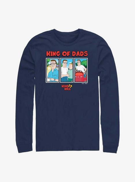 King of the Hill King Of Dads Long-Sleeve T-Shirt - BLUE | Hot Topic