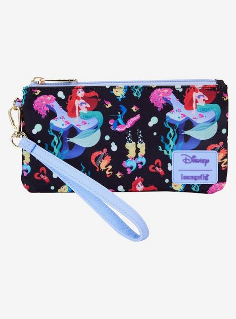 Loungefly Disney The Little Mermaid Under The Sea Nylon Wrist Wallet ...