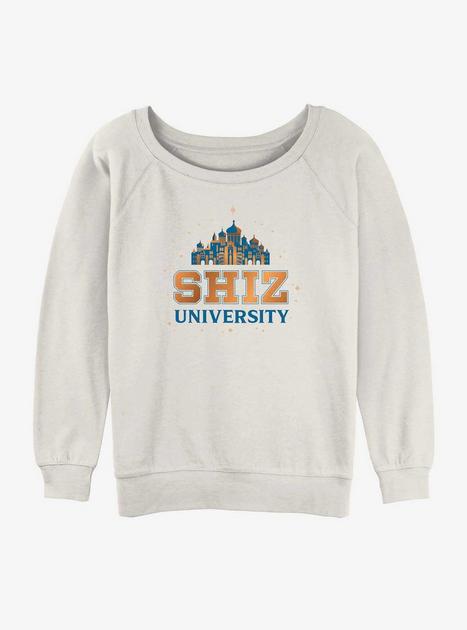 Wicked Shiz University Girls Slouchy Sweatshirt Beigetan Hot Topic