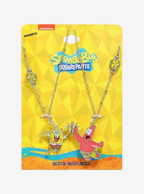 SpongeBob SquarePants Patrick & SpongeBob Magnetic Bestie Necklace Set ...
