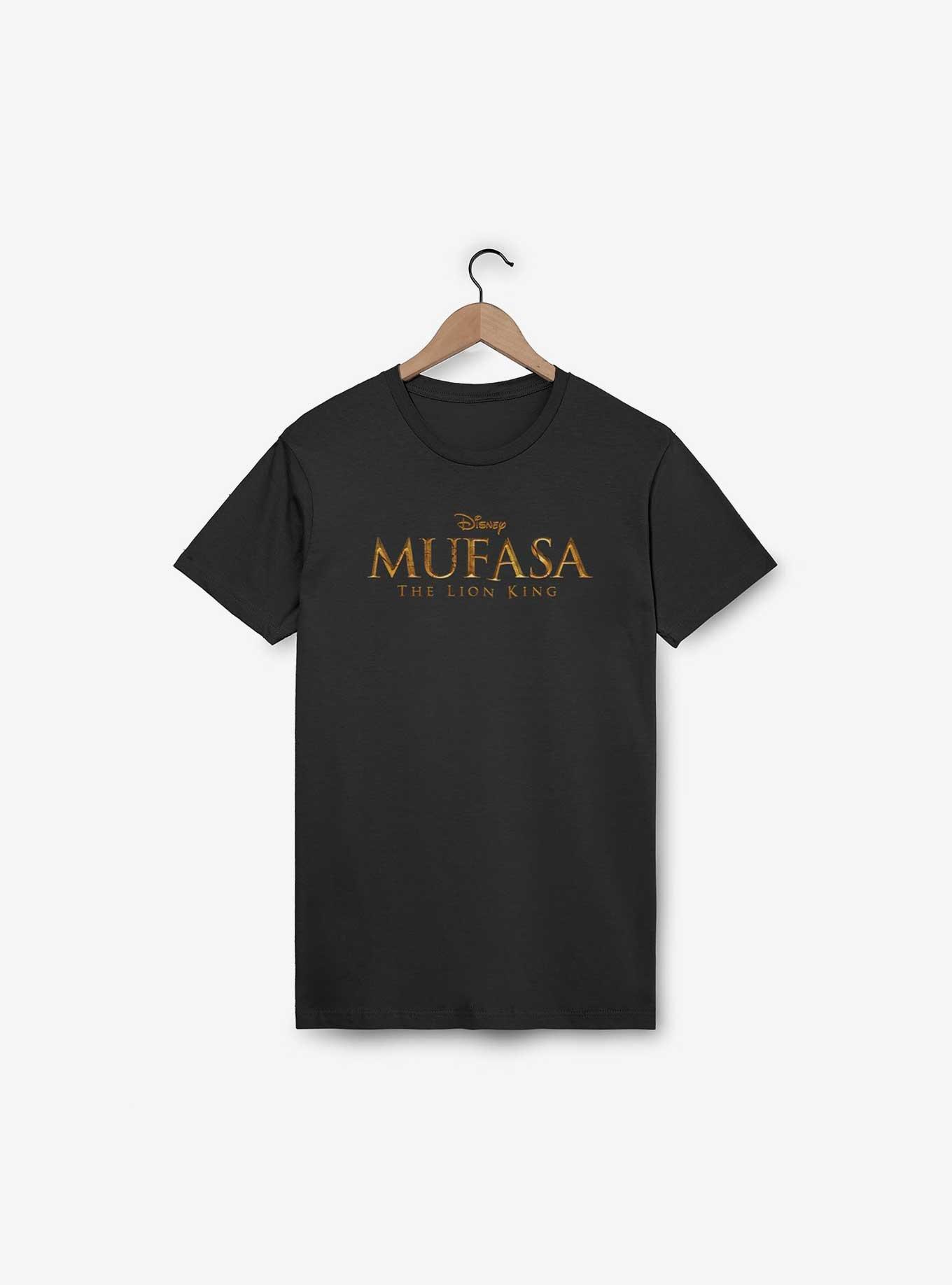 Mufasa: The Lion King Logo T-Shirt - BLACK | BoxLunch