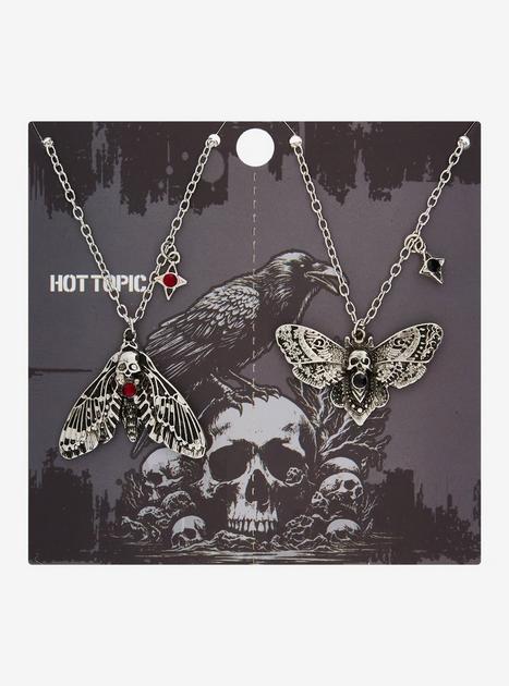 Death Moth Star Best Friend Necklace Set | Hot Topic