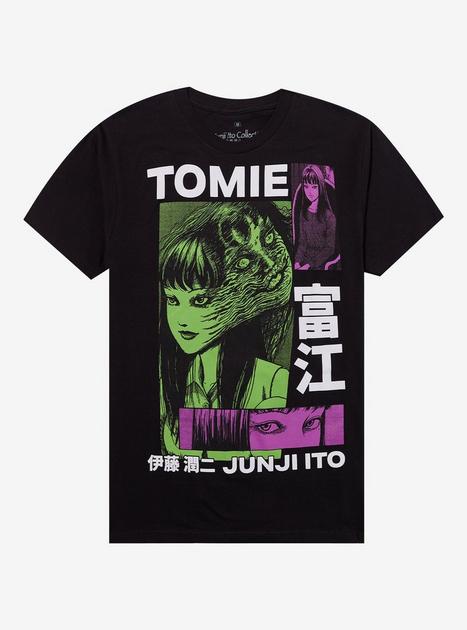 Junji Ito Tomie Tonal Panels T-Shirt | Hot Topic