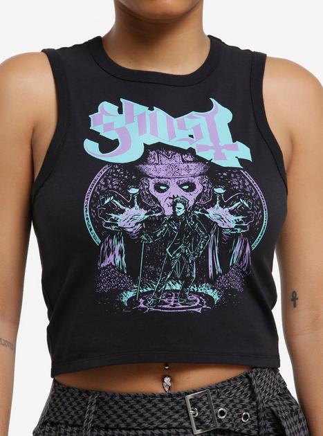 Ghost Papa Dancing Crop Girls Tank Top | Hot Topic