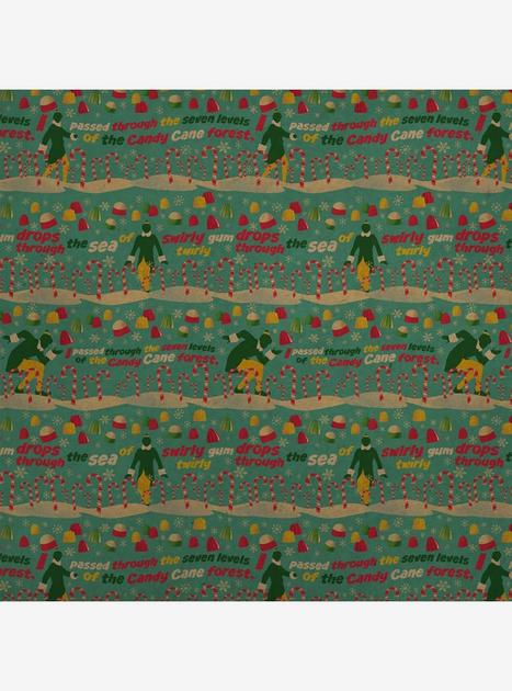 Elf Movie Christmas Pattern Kraft Wrapping Paper | Hot Topic