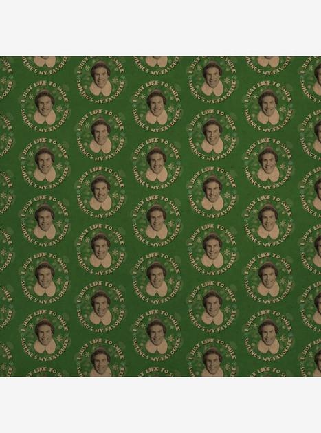 Elf Movie I Just Like to Smile Kraft Wrapping Paper | Hot Topic
