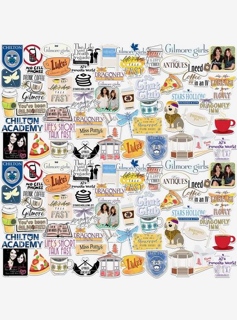 Gilmore Girls 100ct Vinyl Stickers Variety Pack | Hot Topic