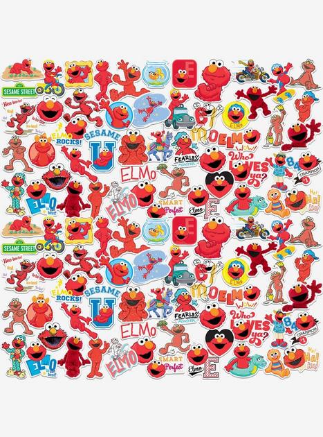 Sesame Street Elmo 100ct Vinyl Stickers Variety Pack | Hot Topic