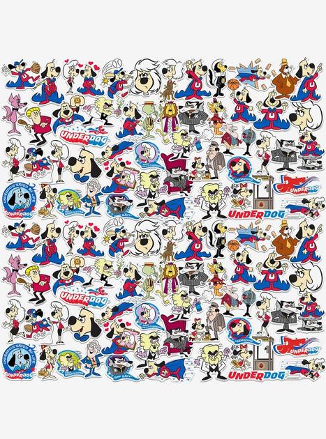 Underdog 100ct Vinyl Stickers Variety Pack | Hot Topic