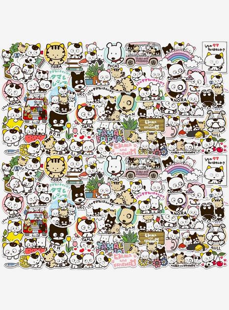 Tama and Friends 100ct Vinyl Stickers Variety Pack | Hot Topic