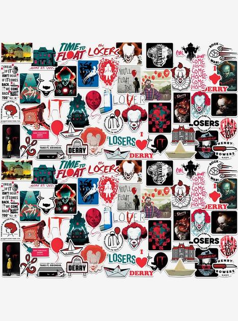 IT 2 100ct Vinyl Stickers Variety Pack | Hot Topic