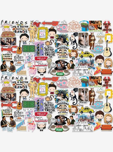 Friends 100ct Vinyl Stickers Variety Pack | Hot Topic