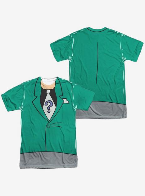 DC Comics Batman The Animated Series Riddler Costume Sublimated T-Shirt ...