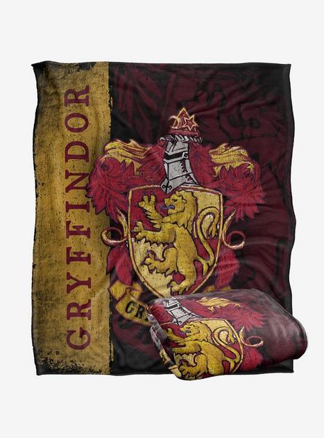 Harry Potter Gryffindor House Crest 50x60" Throw Blanket | Hot Topic
