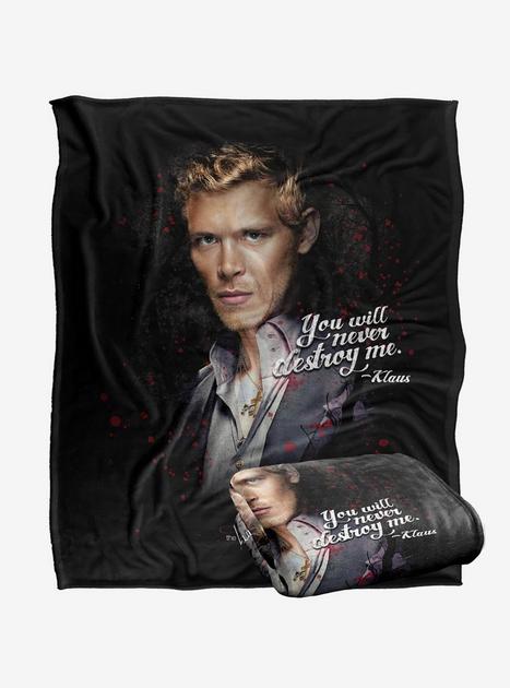 The Vampire Diaries Never Destroy 50x60" Throw Blanket | Hot Topic