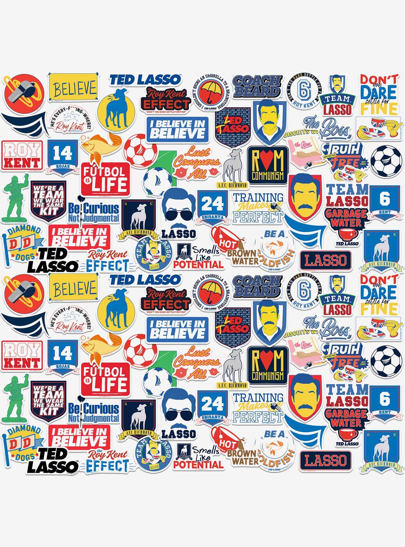 Ted Lasso 100ct Vinyl Stickers Variety Pack | BoxLunch