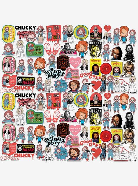 Chucky 100ct Vinyl Stickers Variety Pack | BoxLunch