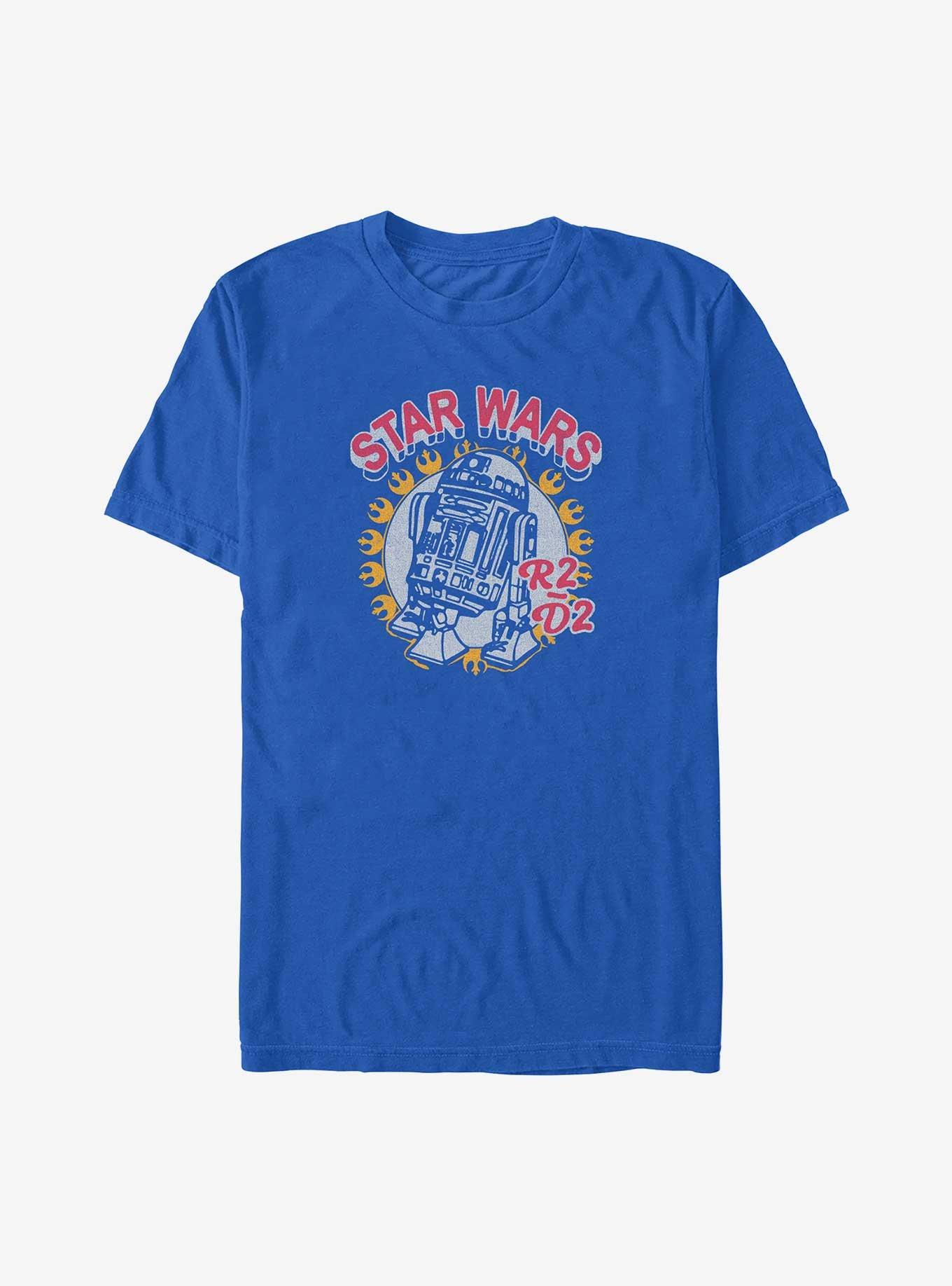 Star Wars Vintage Droid R2-D2 T-Shirt - BLUE | BoxLunch