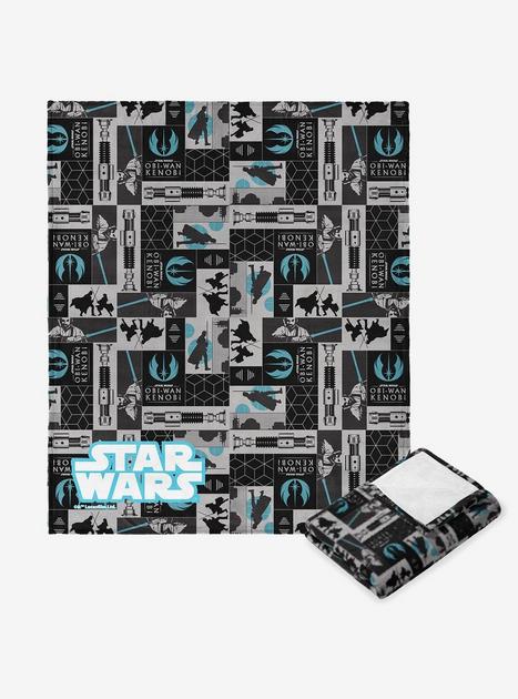 Star Wars Obi-Wan Patterns 50x60" Silk Touch Throw Blanket | BoxLunch