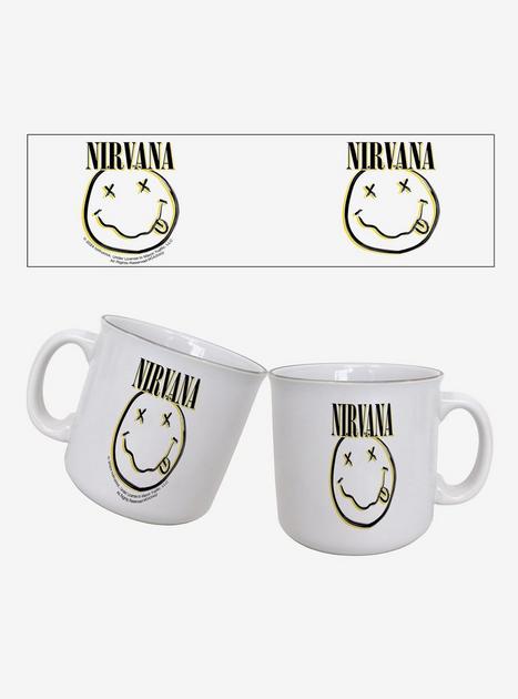 Nirvana Smiley 20oz Camper Mug | Hot Topic