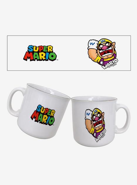 Super Mario Wario Circle Name 20oz Camper Mug | Hot Topic