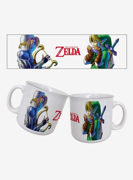 The Legend of Zelda Ocarina of Time Sheik & Link 20oz Camper Mug | Hot ...