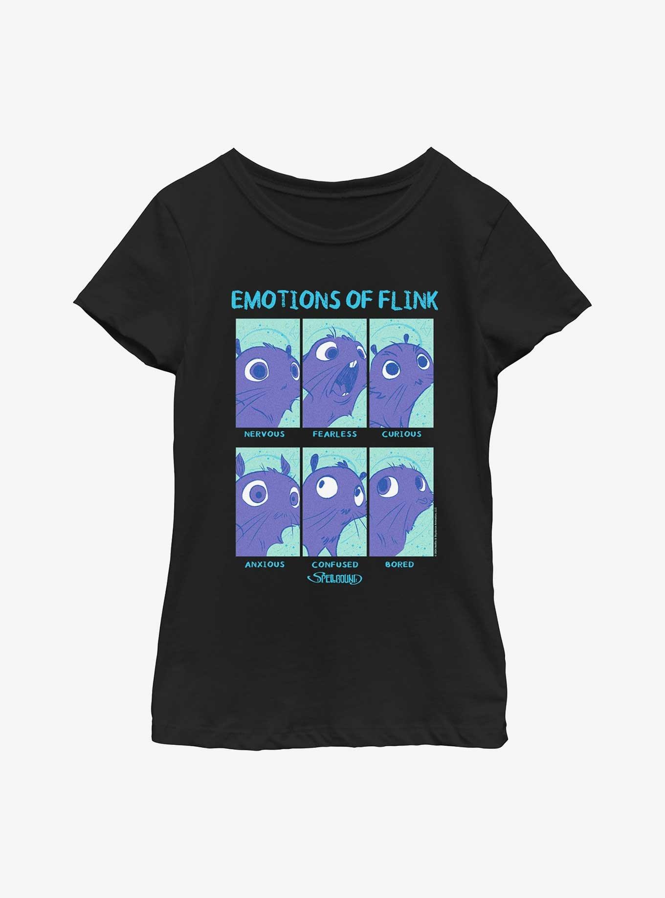 Spellbound The Emotions Of Flink Youth Girls T-Shirt - BLACK | BoxLunch
