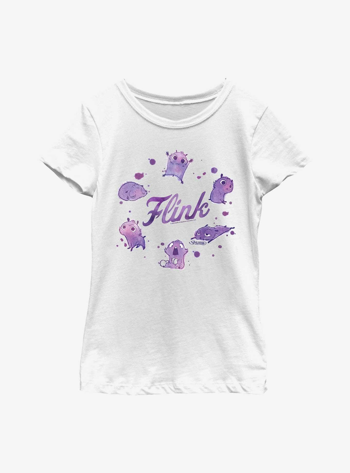Spellbound Little Flink Guy Youth Girls T-Shirt - WHITE | BoxLunch