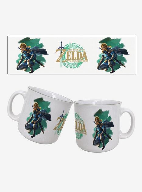 The Legend of Zelda Tears of The Kingdom Link Crouching 20oz Camper Mug ...