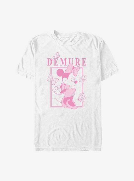 Disney Minnie Mouse So Demure T-Shirt - WHITE | BoxLunch