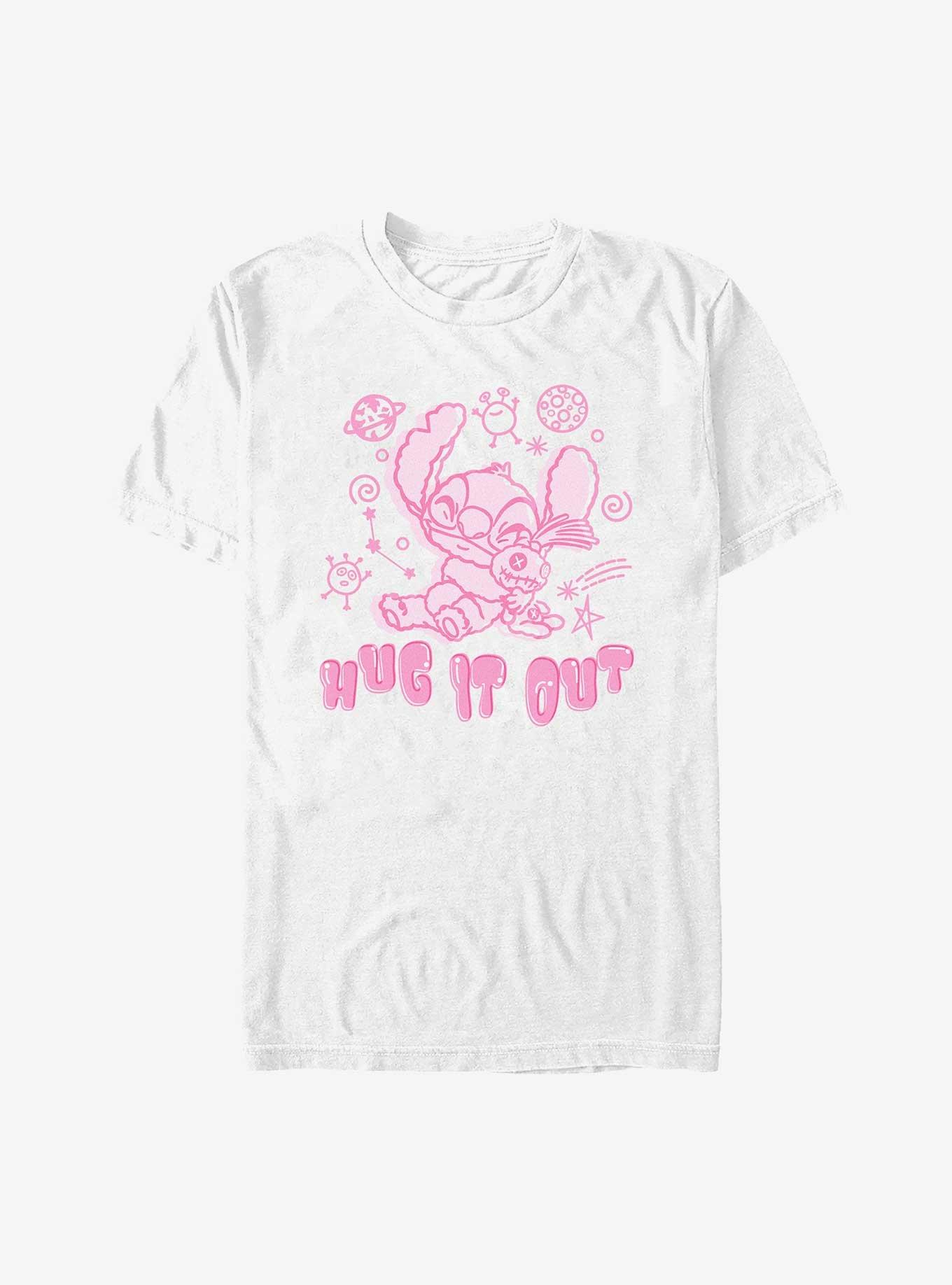 Disney Lilo & Stitch Hug It Out T-Shirt - WHITE | BoxLunch