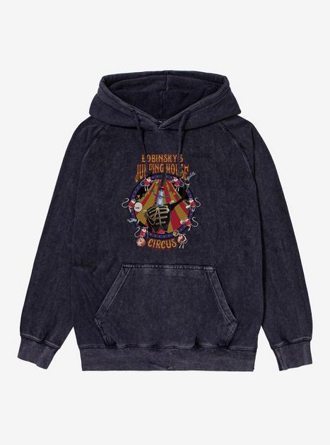 Coraline Bobinsky's Jumping Mouse Circus Mineral Wash Hoodie | Hot Topic