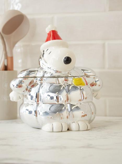 Peanuts Snoopy Chrome Puffer Cookie Jar | BoxLunch