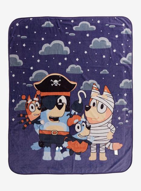 Bluey Heeler Family Halloween Costumes Fleece Throw - BoxLunch ...