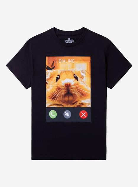 Hamster Phone Call T-Shirt By Goodie Two Sleeves | Hot Topic