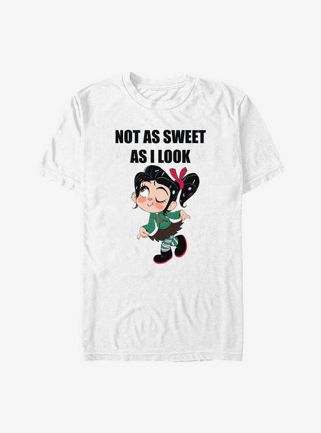 Disney Wreck It Ralph Not As Sweet As I Look Vanellope T-Shirt - WHITE ...