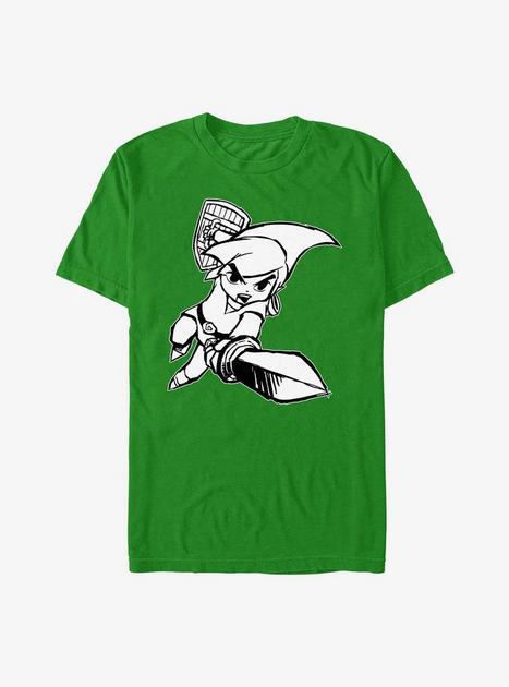 The Legend Of Zelda The Wind Waker T-Shirt - GREEN | BoxLunch