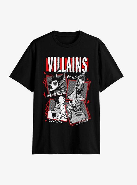 Disney Villains The Villain Box T-Shirt - BLACK | BoxLunch