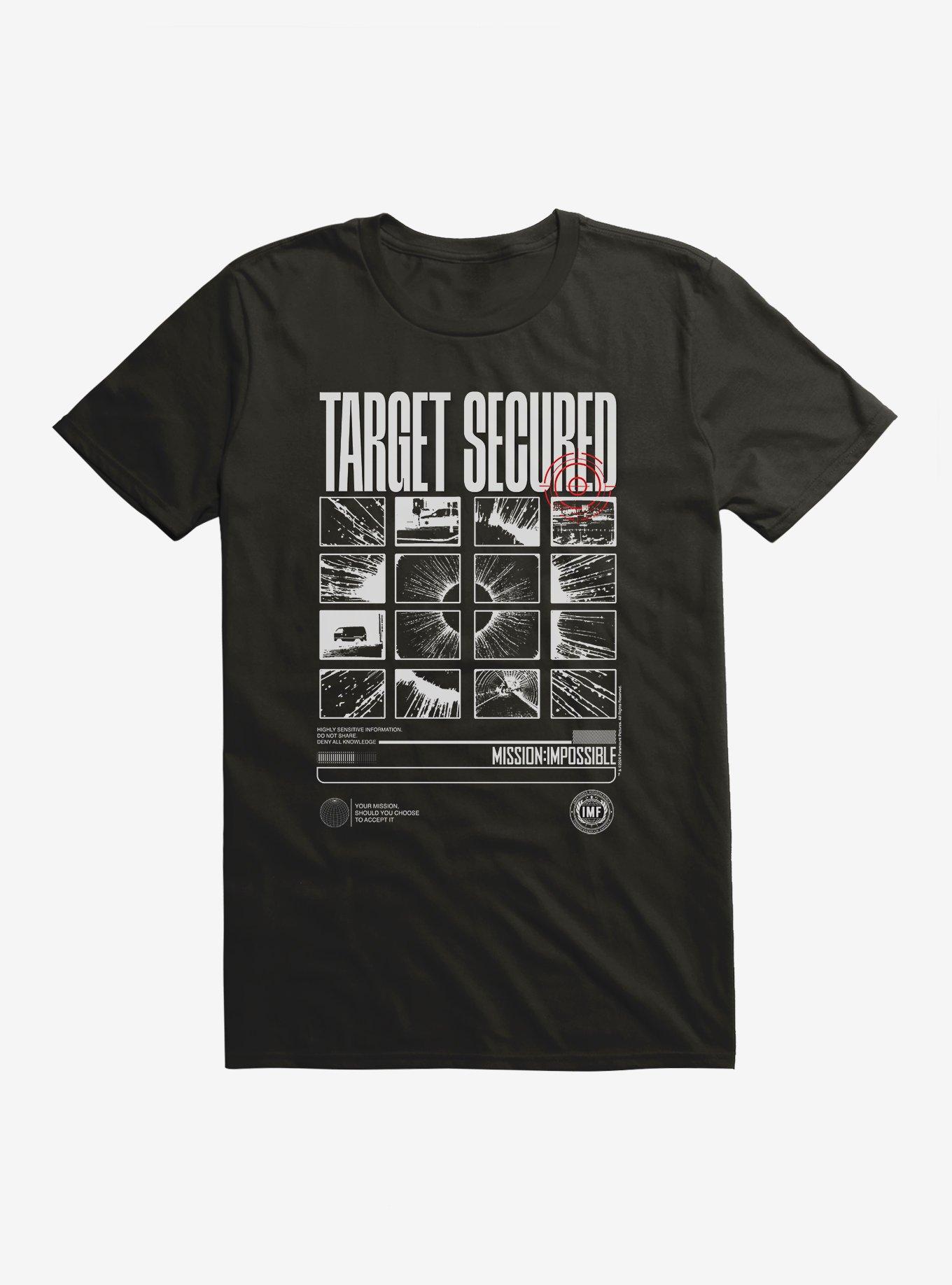 Mission: Impossible Target Secured T-Shirt - BLACK | BoxLunch