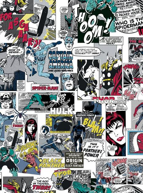 Marvel Classic Comics Peel & Stick Wallpaper | Hot Topic